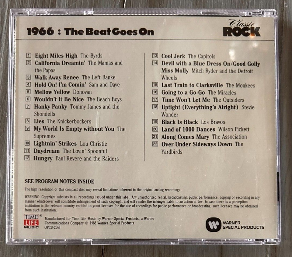 TIME LIFE CLASSIC ROCK 1964-1969, ROLLING STONE COLLECTION 67-92 CD'S ...