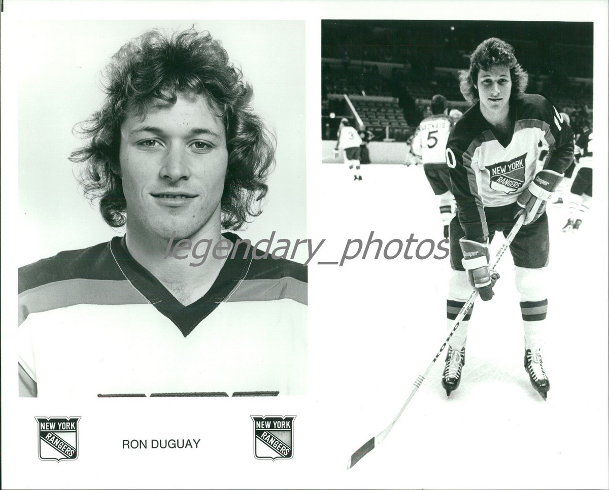 Ron Duguay Ron Duguay Signed Rangers 8x10 Photo (AIV) | Pristine