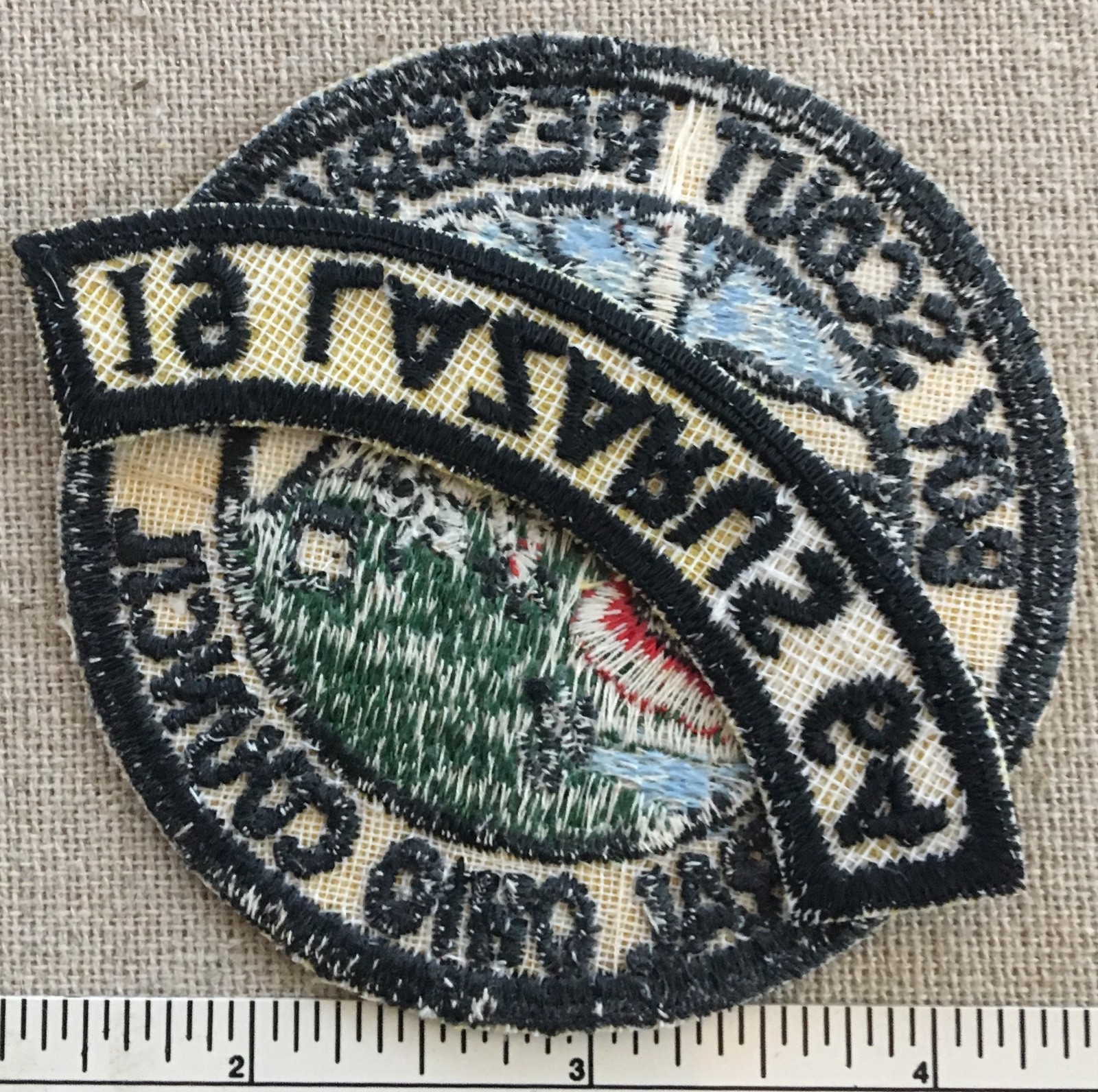1964 CENTRAL OHIO COUNCIL Boy Scout Reservation PATCH w/ CAMP LAZARUS ...