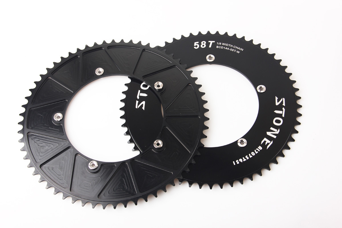 BCD144 Fixed Gear Track Bike Chainring 1/8" chainwheel Big Ring 42T 65T ...