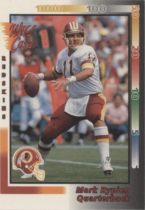 1992 Wild Card Mark Rypien #321 for sale | eBay