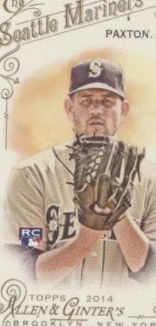 2014 Topps Allen & Ginter's - James Paxton #151 Mini Allen & Ginter ...