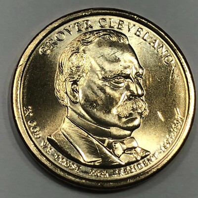 2012 P - Grover Cleveland (Second Term) - Presidential Golden Dollar ...