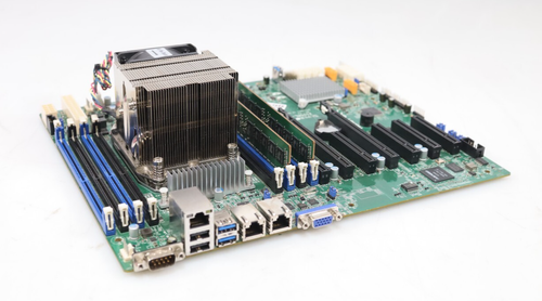 Supermicro X10SRL-F ATX Motherboard + Intel E5-2640 v3 CPU + 16GB DDR4 ...