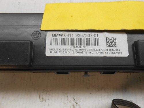 2014 BMW 328i climate control unit 64119287337 9287337 ic# 58769 QB0576 ...