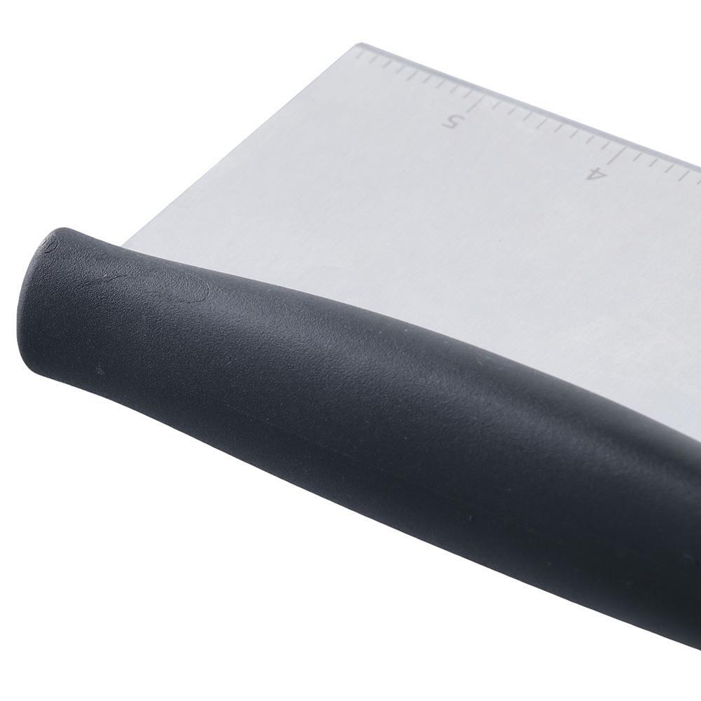 Scale Bench Scraper Black Handle Pizza Cutter Pastry Scraper Kitchen ...