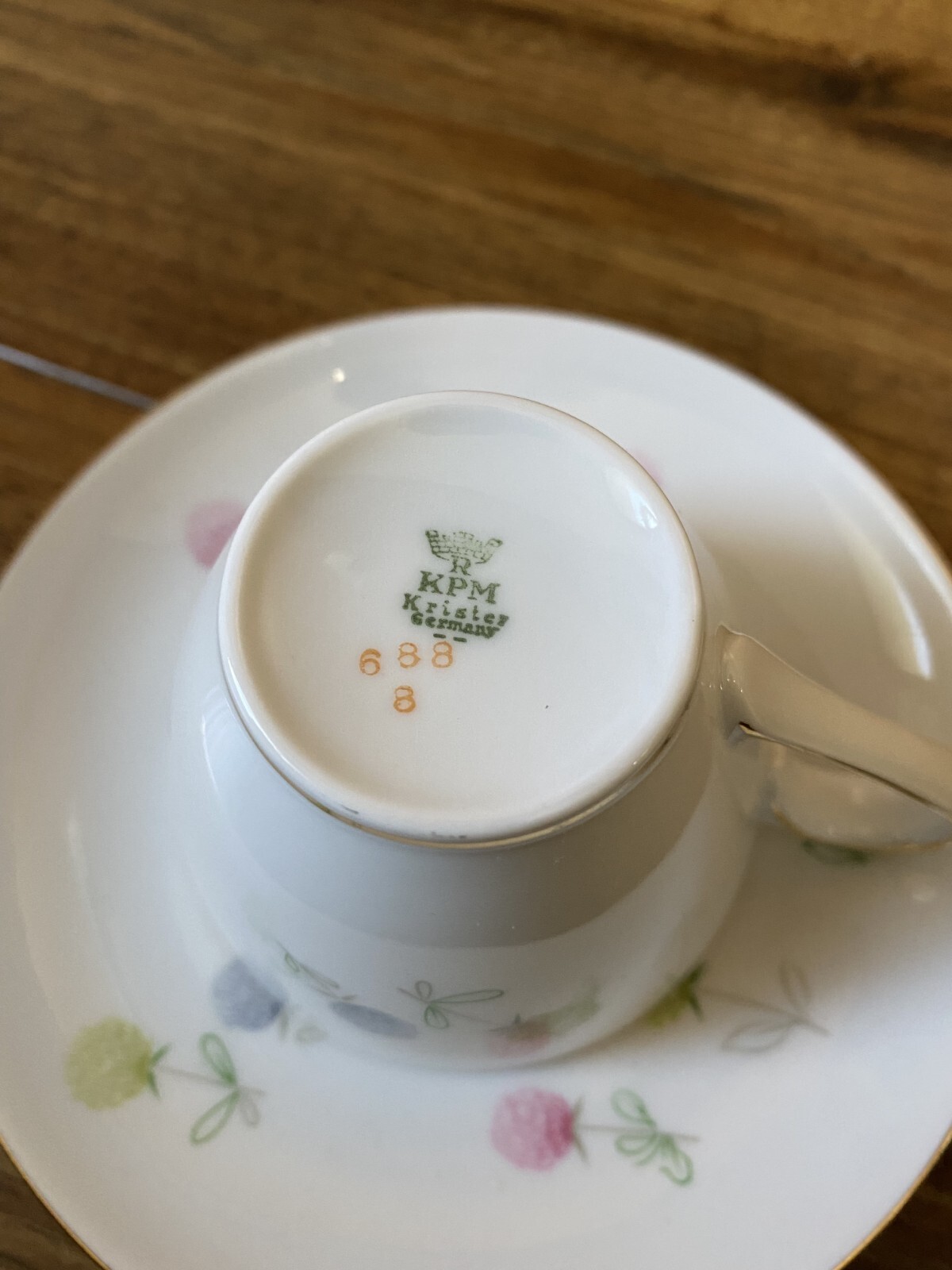 Vintage KPM Krister, 38 Piece Complete Floral Porcelain Tea Set | eBay