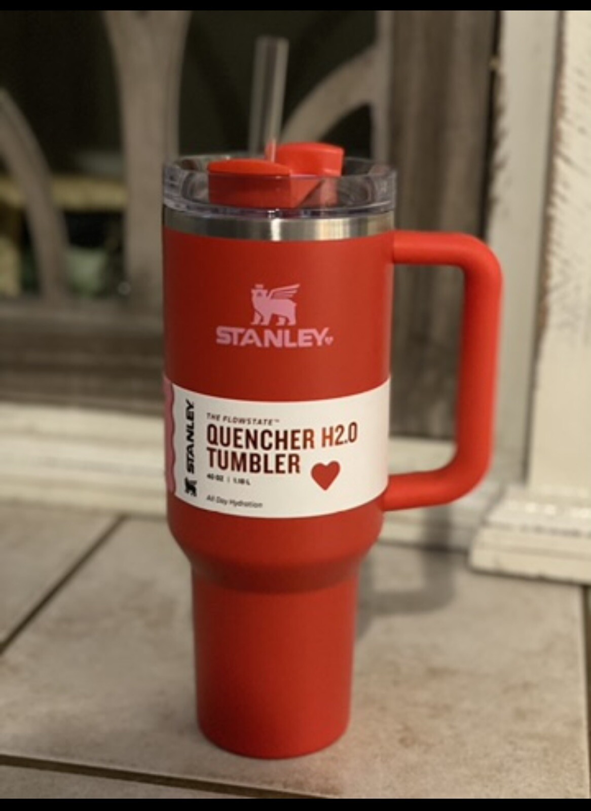 New Stanley Tumbler 40 oz TARGET RED Valentine’s Day Special Edition ...