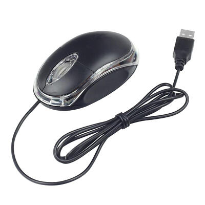 LED Wired USB Mouse For PC Laptop Computer Optical Scroll Wheel | eBay