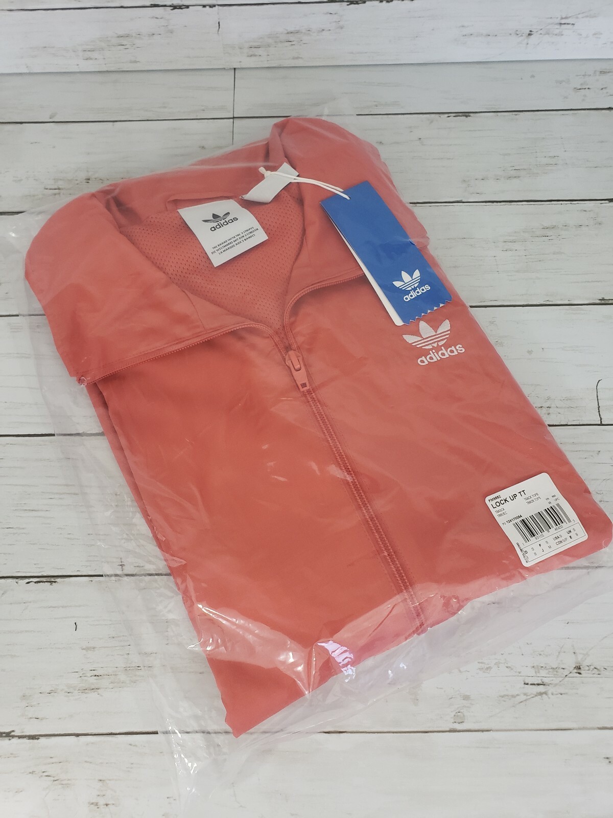 adidas Originals Track Zip Up Jacket Trefoil Trace Scarlet Multiple Men ...