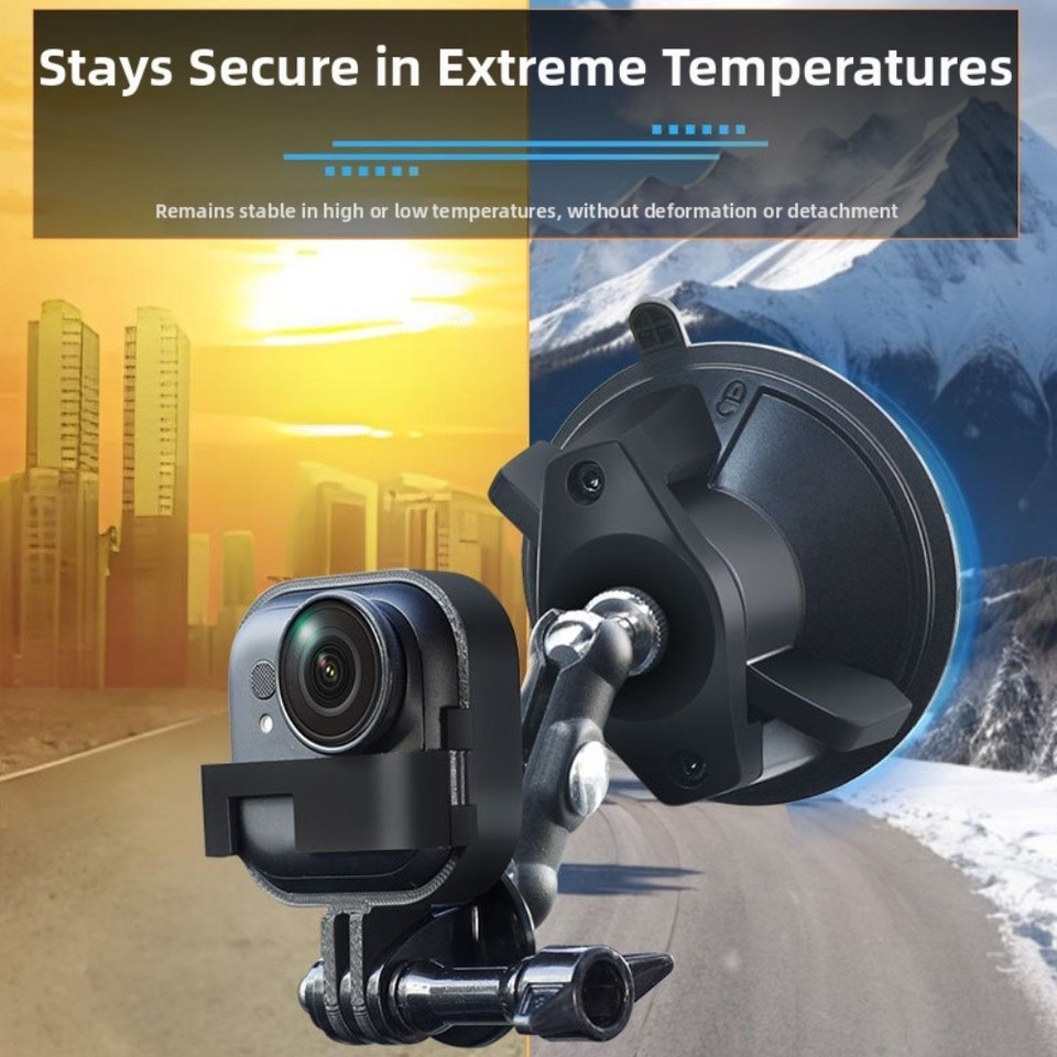 For Insta360 Go Ultra Camera Mount Car Suction Cup for Firm Stable ...