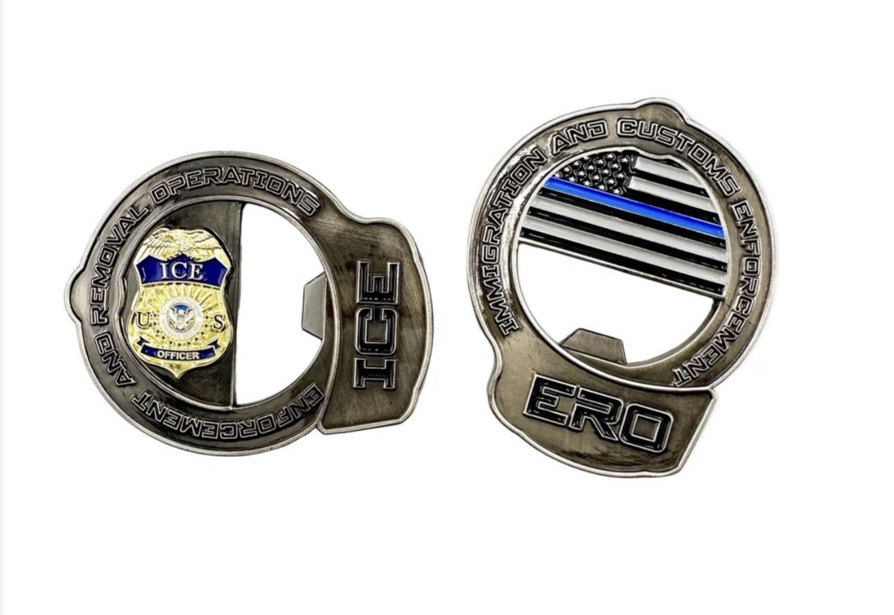 RARE ICE ERO Handcuff Challenge Coin - 2.5” Limited Edition | eBay