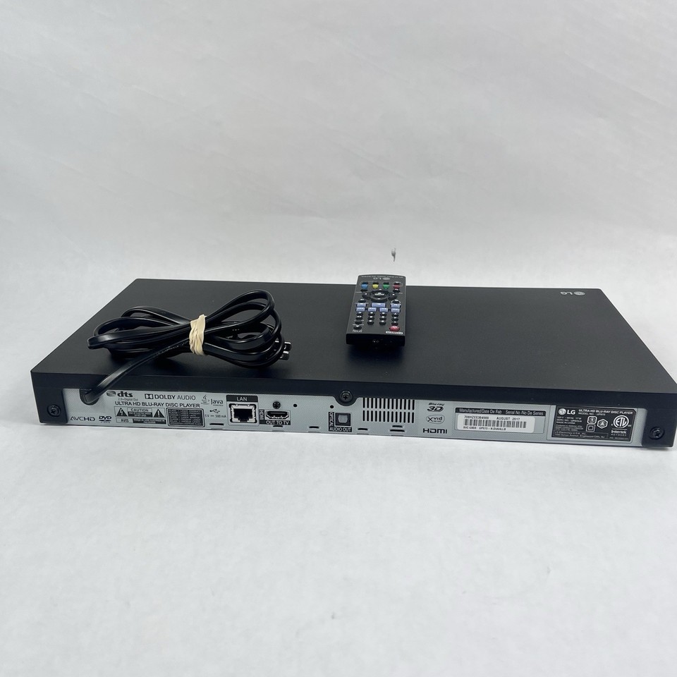 LG UP875 4K Ultra HD 3D Blu-Ray Player DVD with Remote [Working/Tested ...