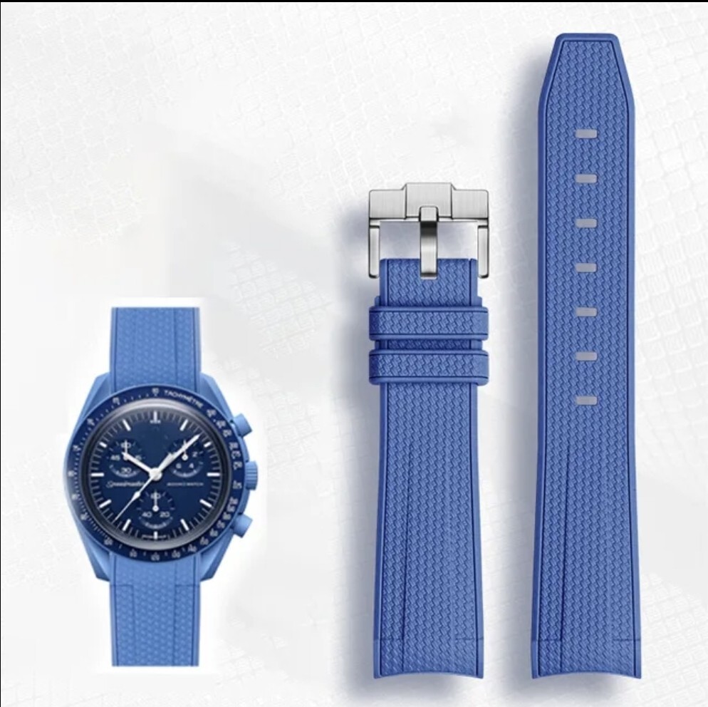 Rubber Watch Strap for Mission To Neptune Moonswatch | eBay