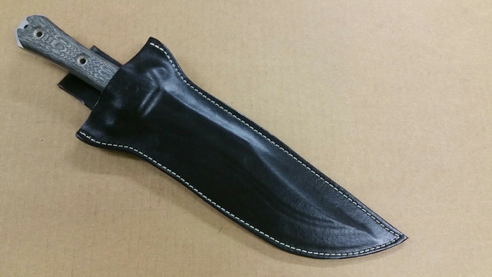 Azula Custom Molded Leather Sheath For Busse Combat TROUGH RAIDER Knife ...