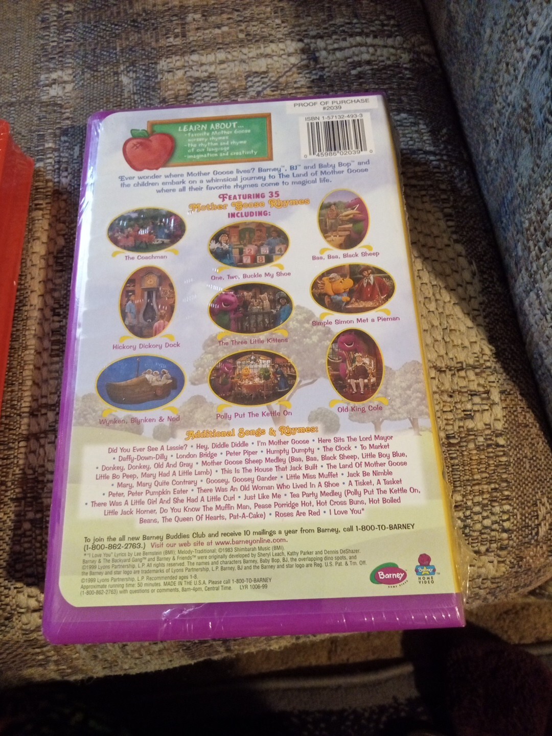 Barneys Rhyme Time Rhythm (VHS, 2000) for sale online | eBay