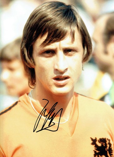 Johan CRUYFF Signed Autograph Dutch HOLLAND Total FOOTBALL 16x12 Photo ...