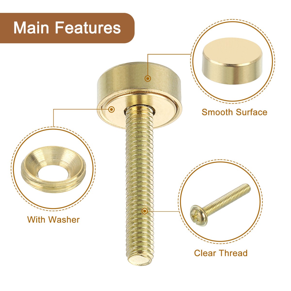 Decorative Screws Nuts Bolts