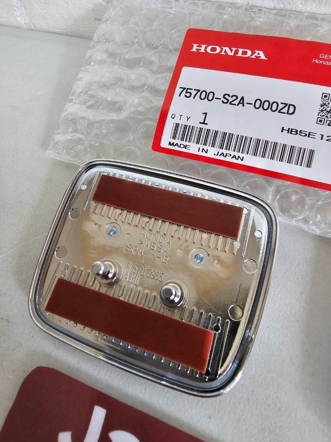 Genuine Honda S2000 AP1 AP2 Emblem Badge Set 75701-S2A-000ZD 75700-S2A ...