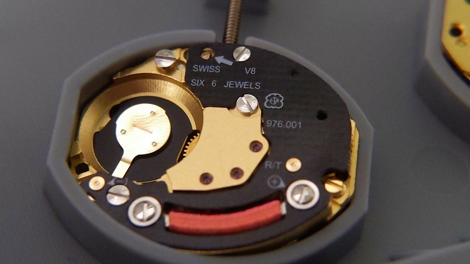 SS3 ETA 976.001 watch movement NEW, Swiss Made (Height 3). total ht 3 ...