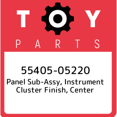 55405-05220 Toyota Panel sub-assy, instrument cluster finish, center ...