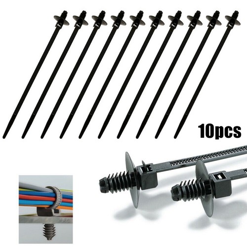 Nylon Cable Zip Tie Bundle for Wiring Loom 10pcs Set for Car Boat ...