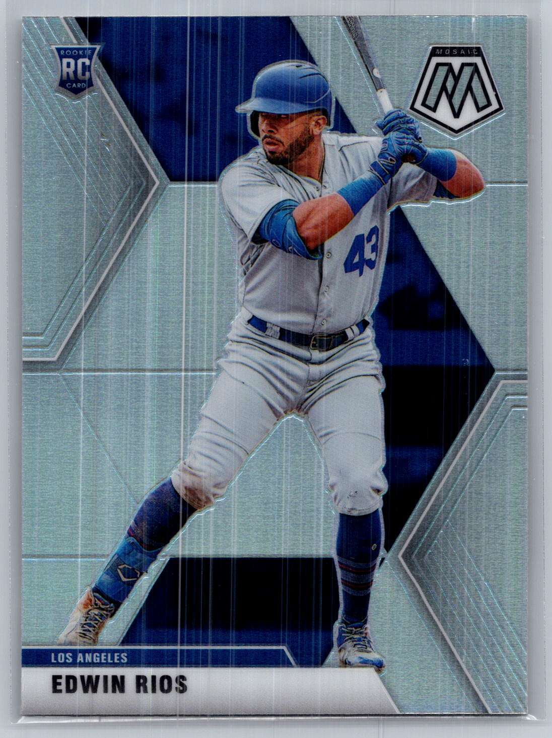 2020 Panini Chronicles #42 Edwin Rios Dodgers Mosaic Prizm | eBay