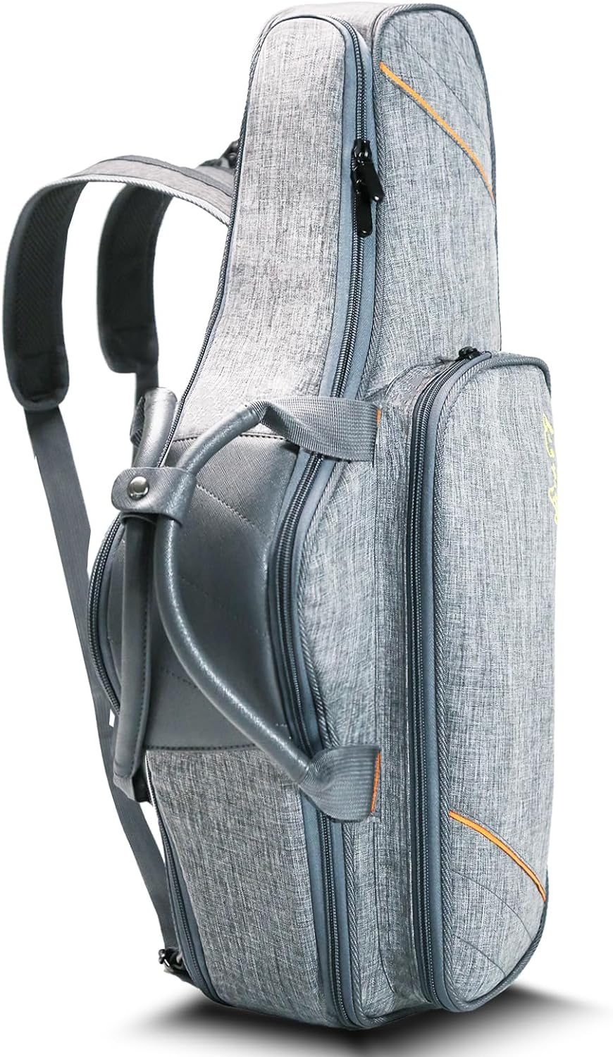 Alto Saxophone Case Sax Gig Bag, 2-In-1 Carrying Backpack Case with ...