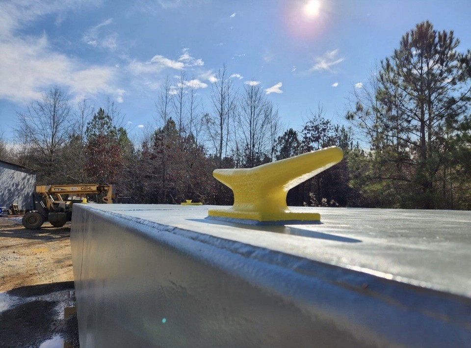 30'x10'x3' Steel Spud Barge Marine Construction Dock Repair | eBay