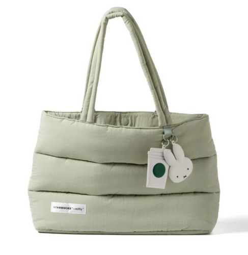 Starbucks x Miffy collaboration tote bag Green Singapore limited from ...