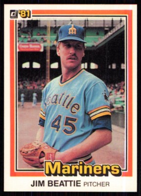1981 Donruss Jim Beattie Seattle Mariners #166 | eBay
