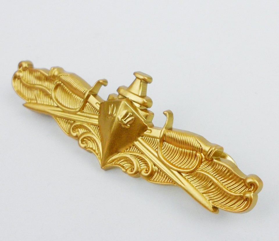 Golden US navy the surface warfare officer insignia badge pin | eBay