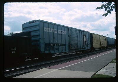 Railroad Slide - Chicago North Western #716248 Box Car 1993 Ex Rock ...