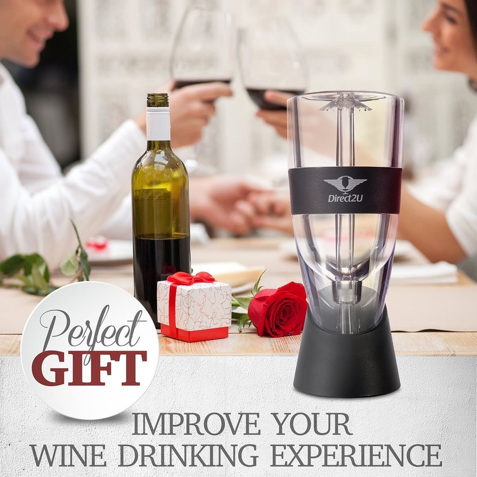 Wine Aerator Pourer Decanter Spout Aerating Air Diffuser Filter Best ...