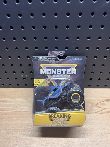 MONSTER JAM MEGALODON BREAKING WORLD RECORDS EXCLUSIVE SPIN MASTER 2021 ...