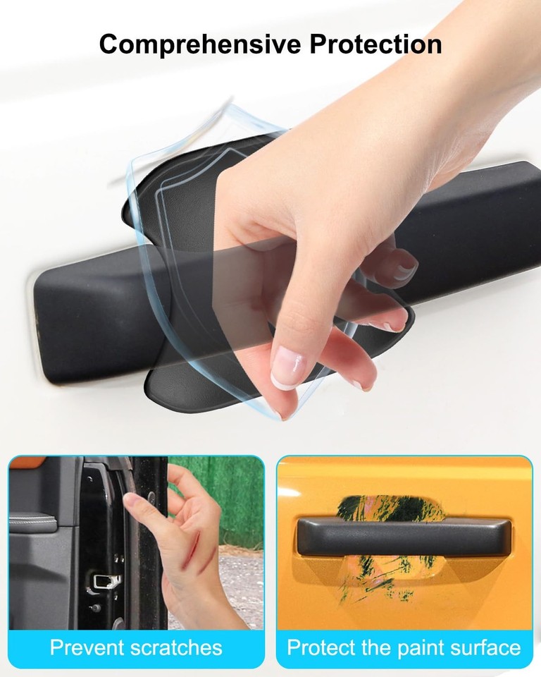 Vaticas Exterior Door Handle Bowl Cover Fit for Ford Bronco 2021-2024 ...