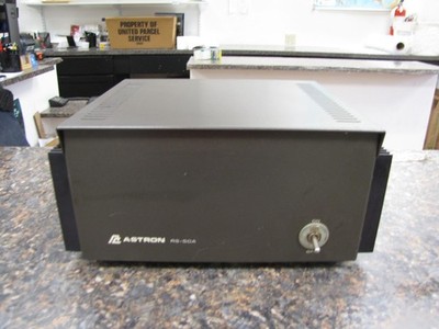 12V Bench Power Supply Astron RS-50A Linear Heavy Duty Made In USA ...