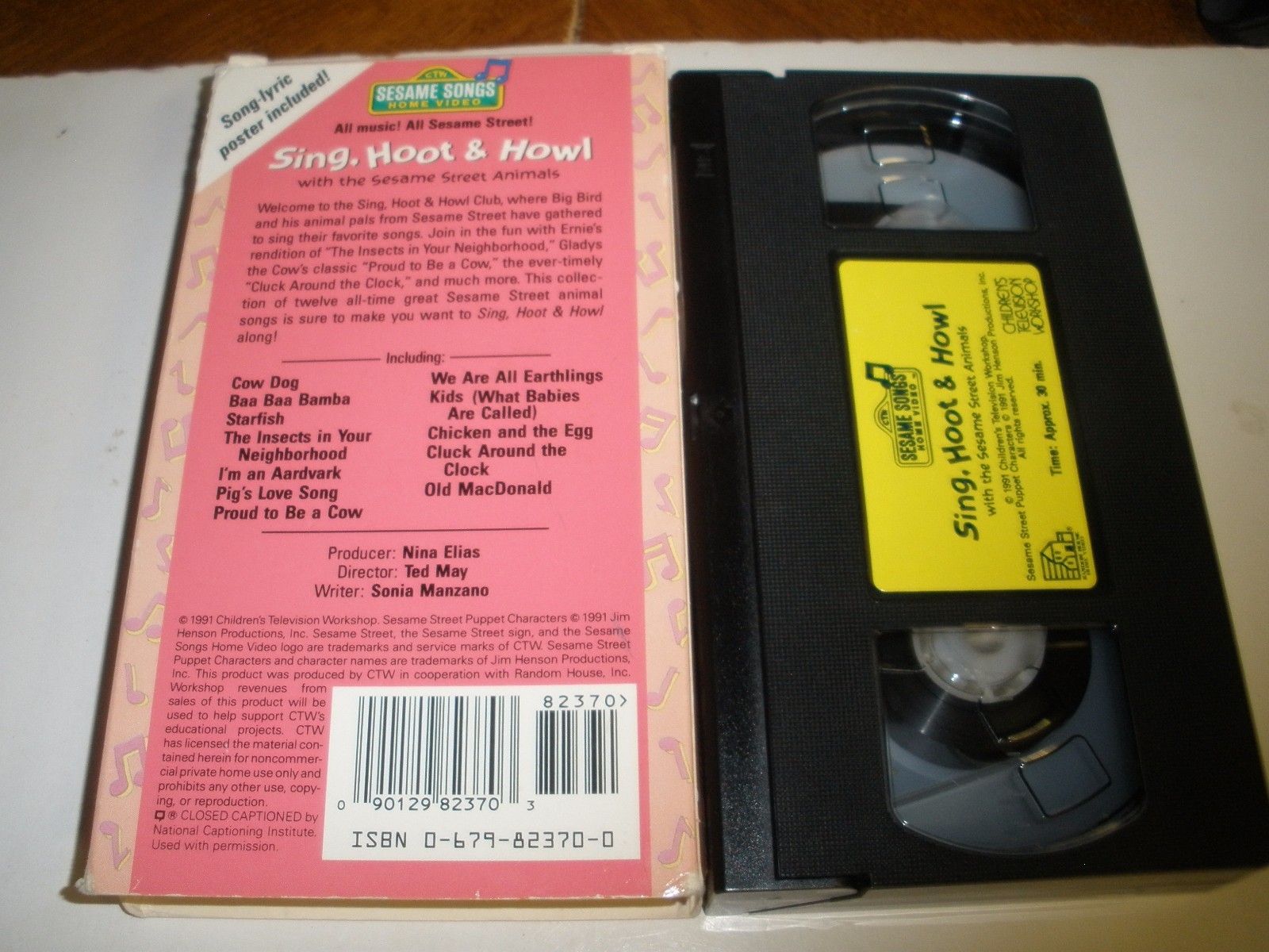 Sesame Street - Sing, Hoot Howl (VHS, 1991) 74645131238| eBay