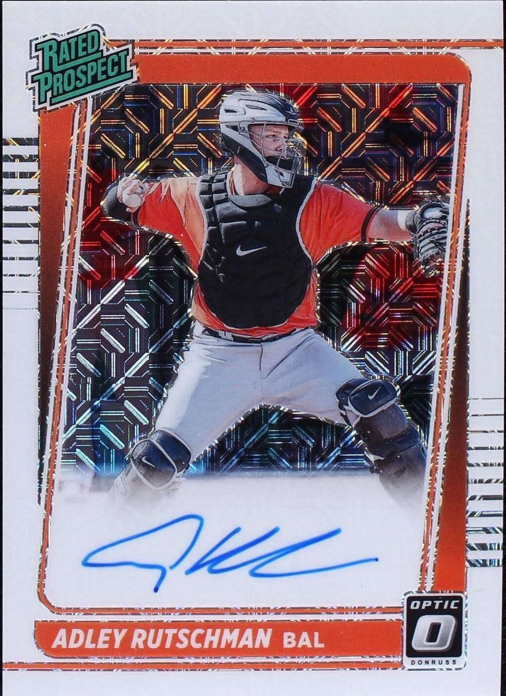 2021 Panini Donruss Optic - Rated Prospect Signatures Adley Rutschman # ...