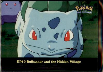 Bulbasaur And The Hidden Village [Foil] #EP10 Pokemon 2000 Topps TV | eBay