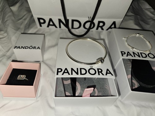 Pandora Jewlery Set $295 Value BRAND NEW With Receipt RING and 2 ...