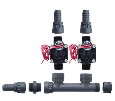 Hunter PGV100-MM 2 Zone Dura Manifold Valve Kit No Flow Control - Barb ...