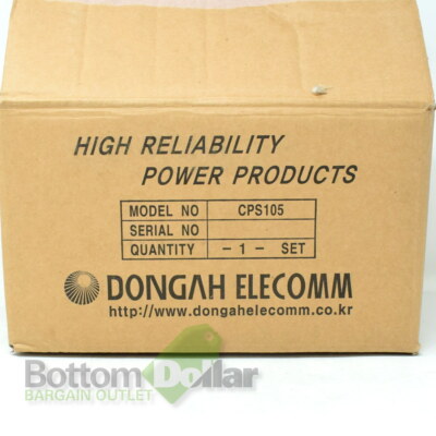 Dongah Elecomm CPS105 24 12 VDC 12 VAC 5A Power Supply | eBay