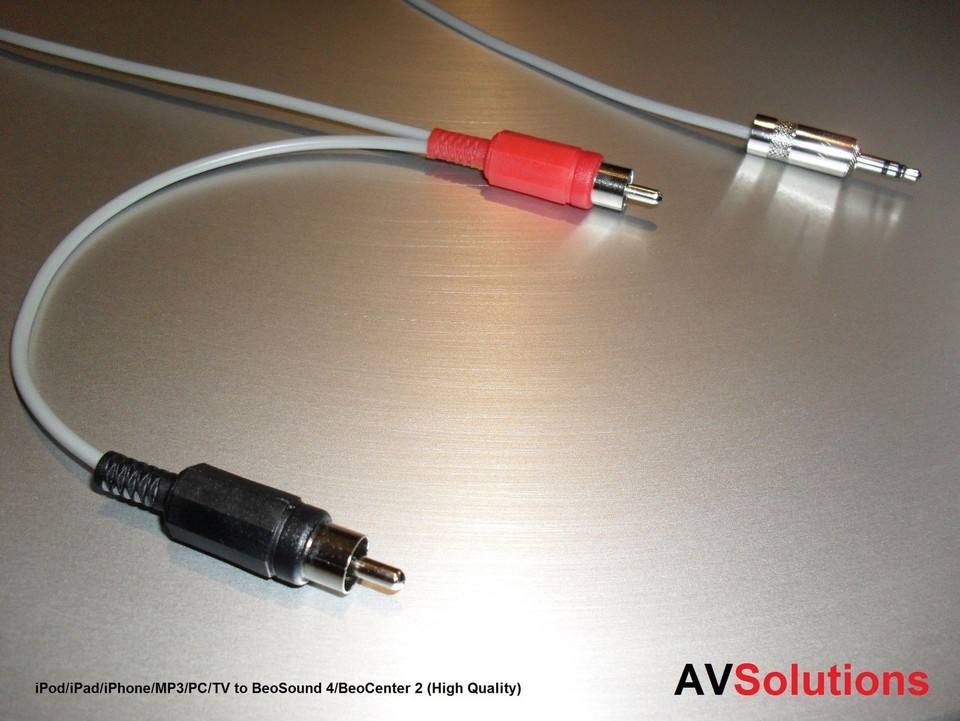 B&O BeoSound 4 BeoCenter 2 to iPod iPad iPhone MP3 PC TV HQ Cable - 5 ...