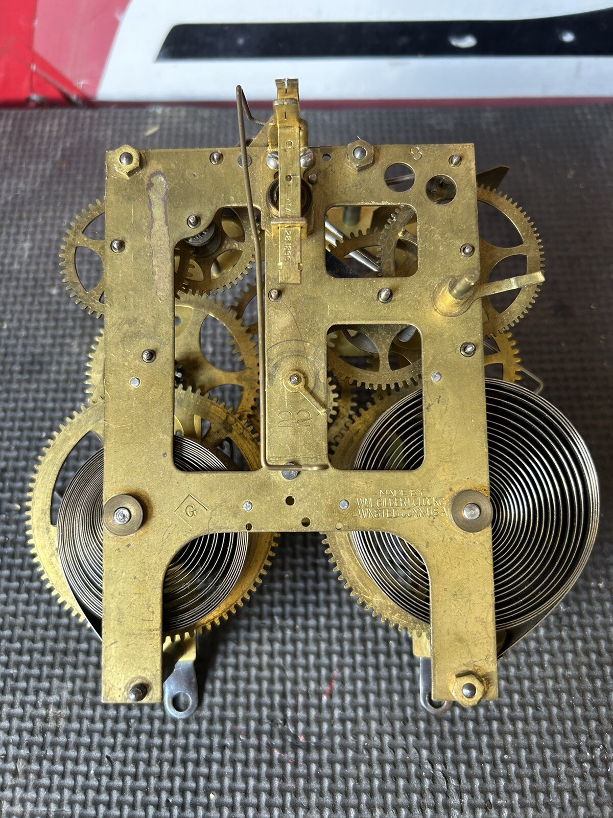 Gilbert Clock Movement 8 Day Clock Time & Strike - JK573 | eBay