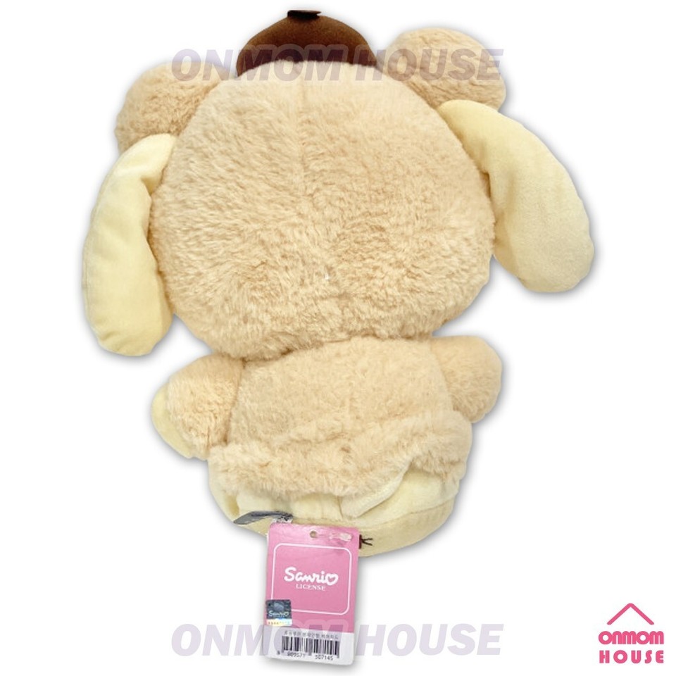 Sanrio Characters POMPOMPURIN 10" Official Bear Hood Plush Doll Stuffed ...