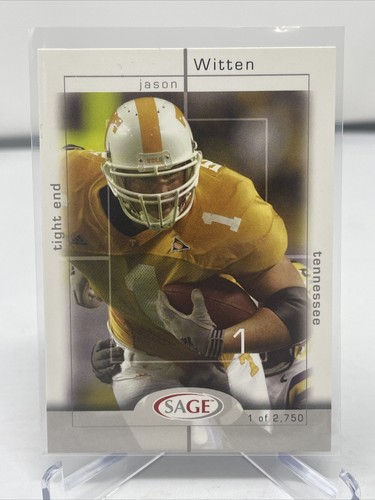 2003 SAGE Jason Witten Rookie Card RC /2,750 SP! DALLAS COWBOYS | eBay