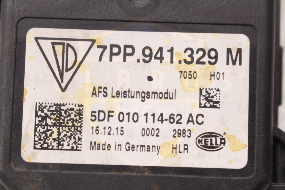 AUDI Q3 16-18 RIGHT ADAPTIVE AFS HEADLIGHT CORNERING LIGHT MODULE ...