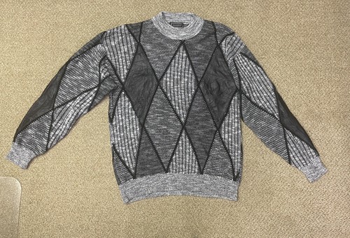Saxony sweater leather acrylic - Gem Saxony sweater leather acrylic - Gem
