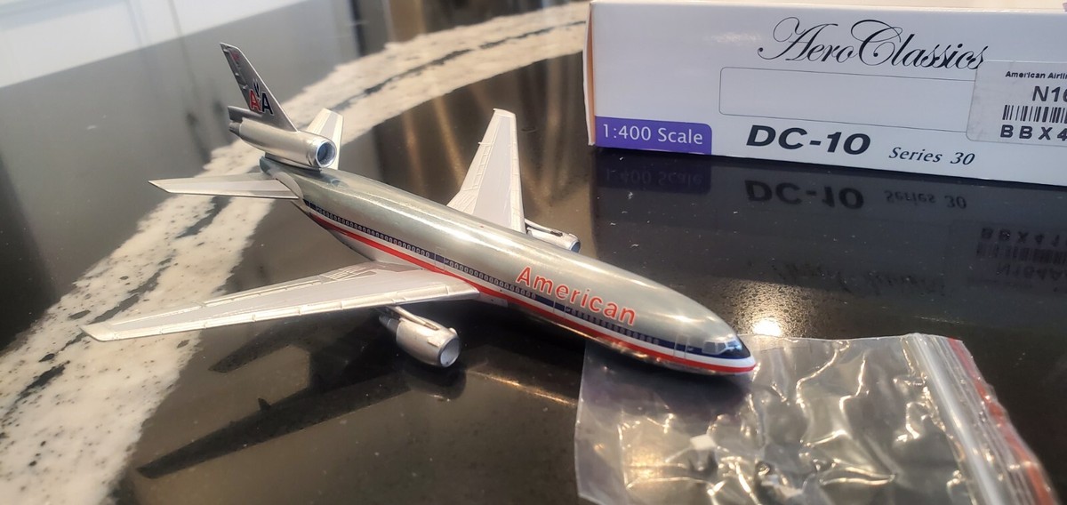 Aeroclassics American Airlines DC-10-30 1:400 BBX41602 1980 Aeroclassics American Airlines DC-10-30 1:400 BBX41602 1980